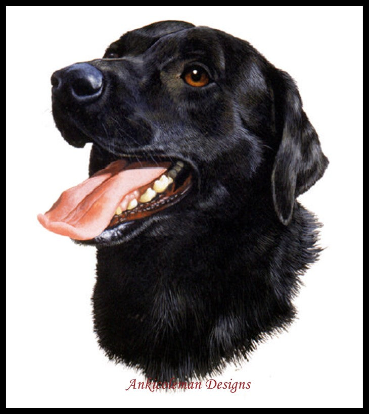 Black Labrador - Counted Cross Stitch Patterns Embroidery Crafts Needl ...