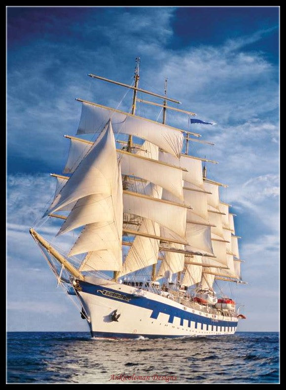 Sailing Ship 18 - Counted Cross Stitch Patterns Embroidery Crafts Need ...
